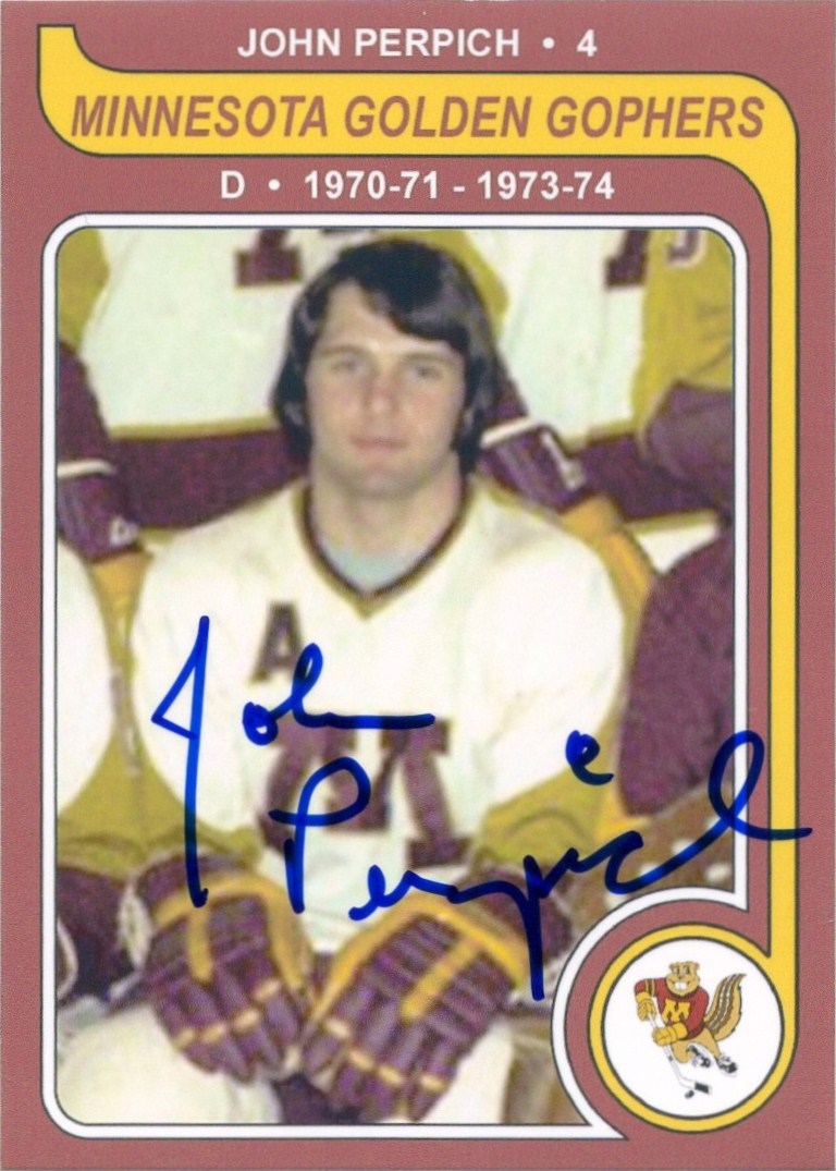 Minnesota Sports Autograph Project: JOHN PERPICH