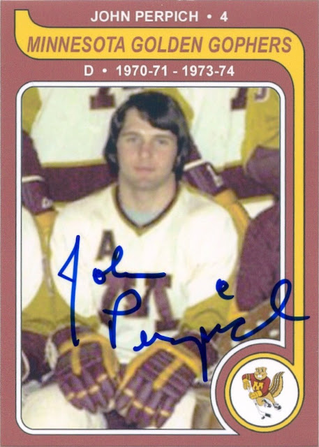 Minnesota Sports Autograph Project: JOHN PERPICH