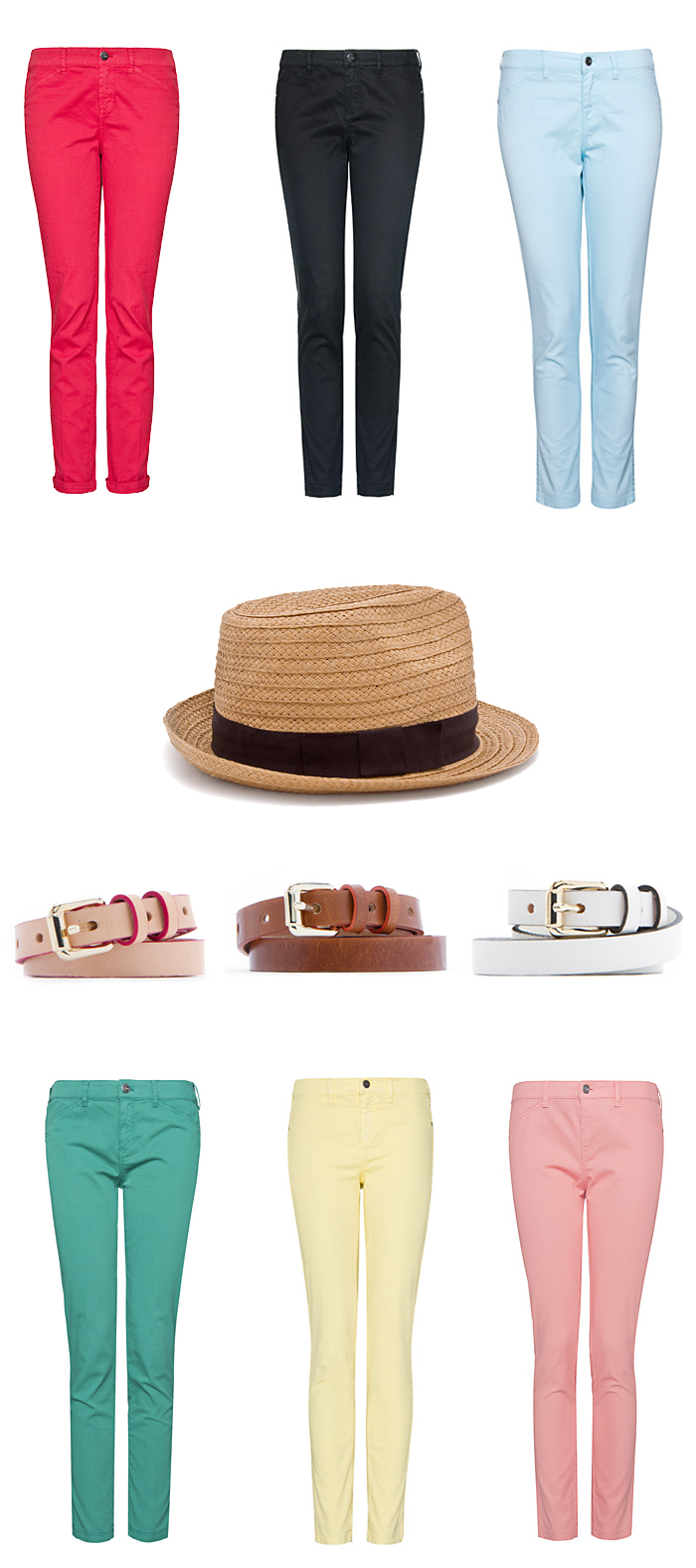 Summer trend : colored denim