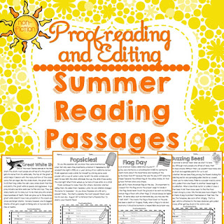Summer Themed Freebies - A Classroom For All Seasons