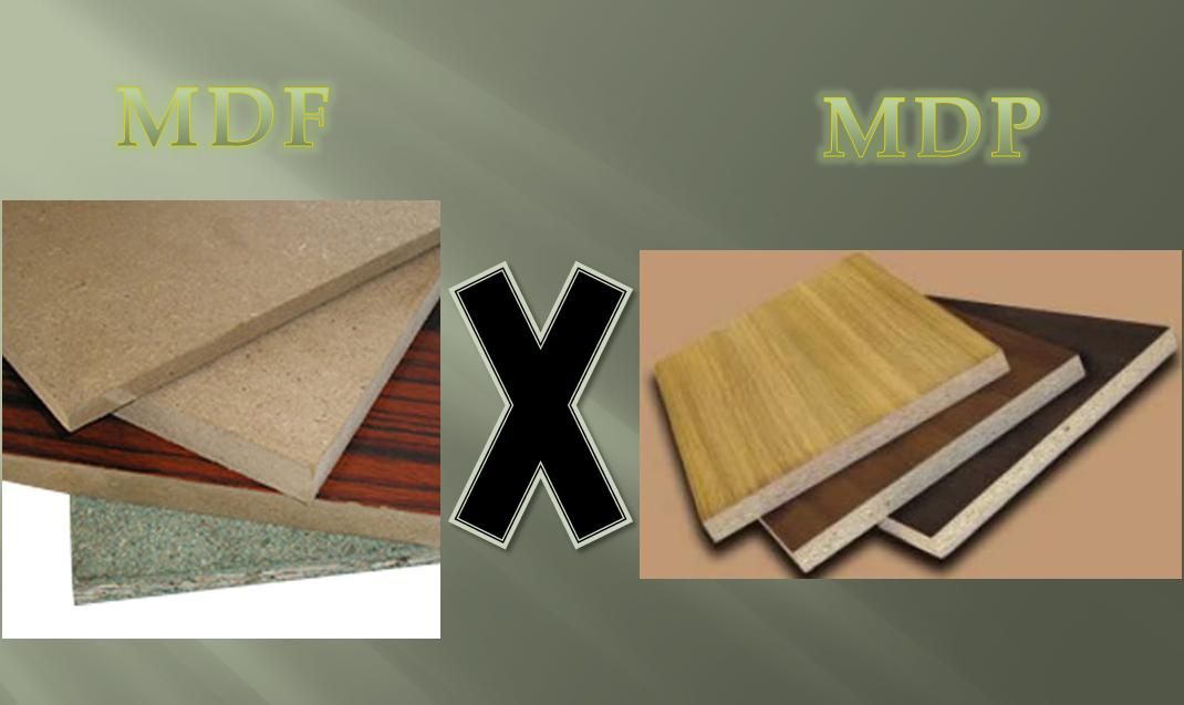 Ambientes planejados.: Diferenças entre MDP e MDF.