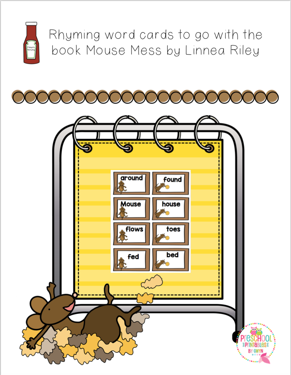 MOUSE MESS BOOK UNIT ADD ON ~ Book Units by Lynn