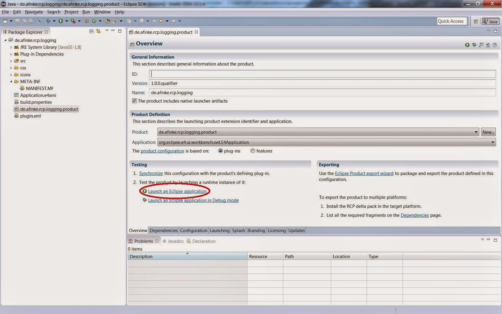 Open So(u)rcery: HowTo: Logging in Eclipse 4 (e4) Applications