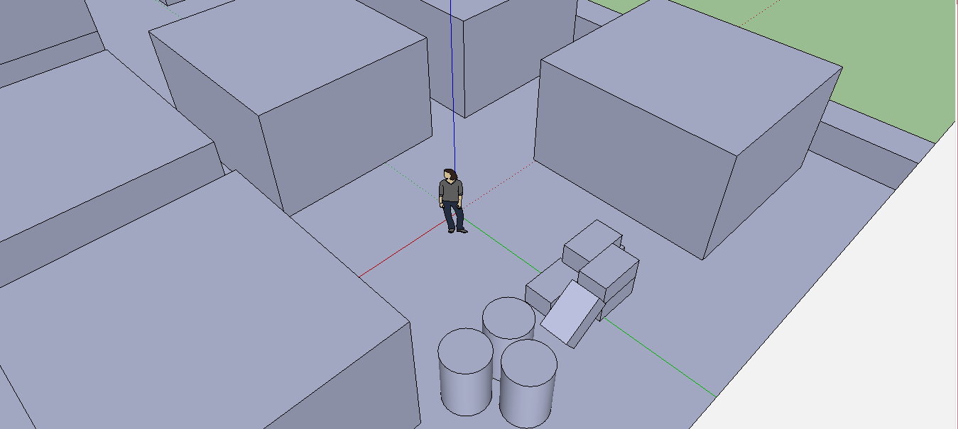 Mark's Game Design Journal: Exercise #8: Basic Sketchup Design