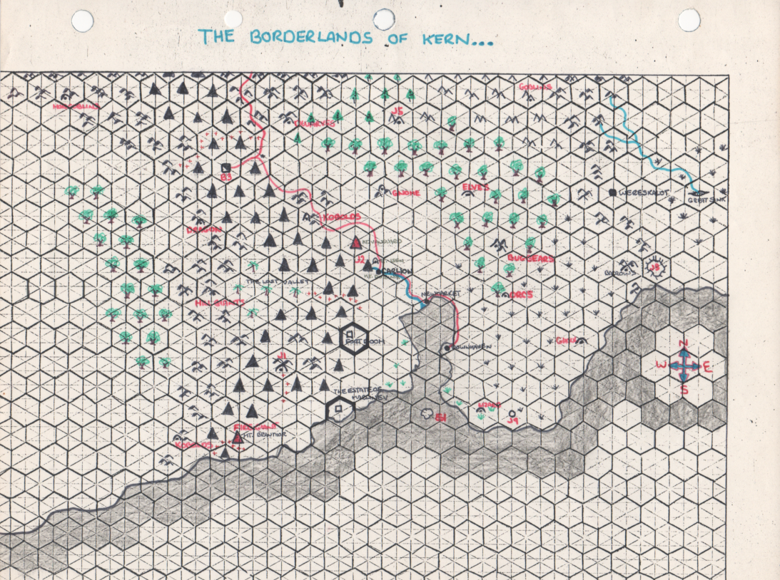 World Creators Toolbox: Old 1980's Map