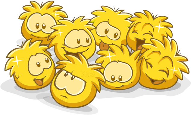 Club Penguin World : Puffle Dourado