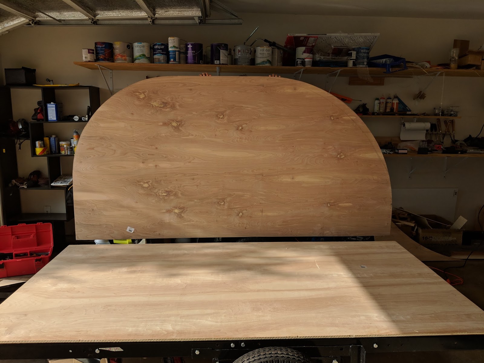 Teardrop Trailer Build Journal: Day 4: Designing the Profile