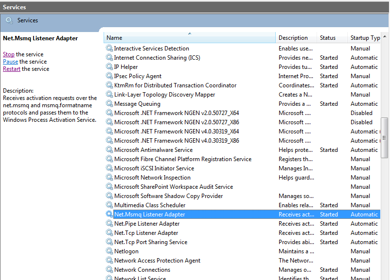 Sylvester's Knowledge Base: WCF with MSMQ