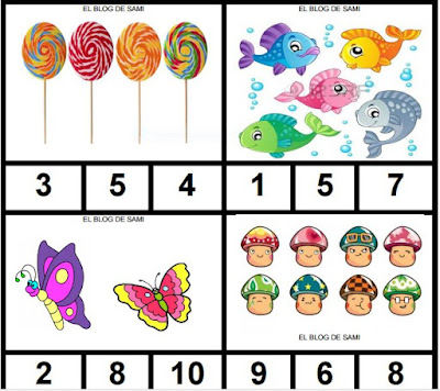 Creciendo con libros y juegos: RECOPILACIÓN DE TARJETAS PARA CONTAR ...
