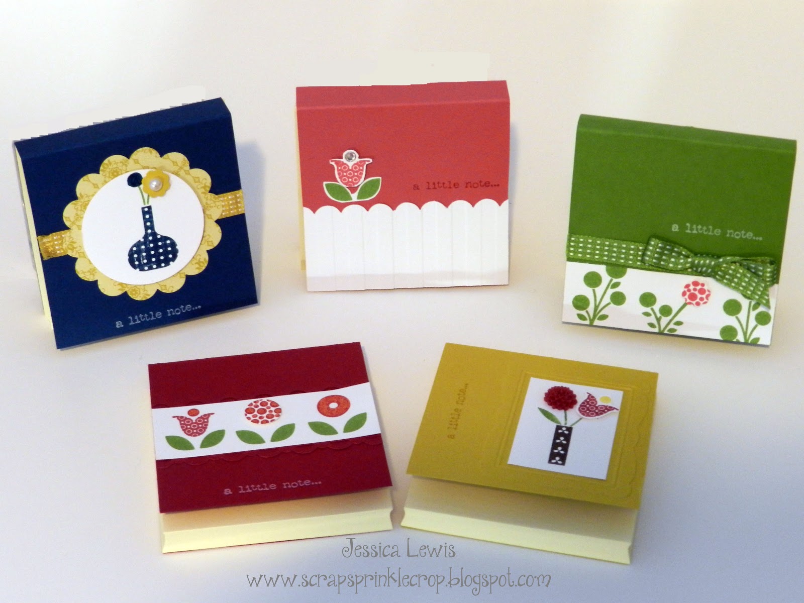 scrap sprinkle crop: Stampin UP Craft fair items