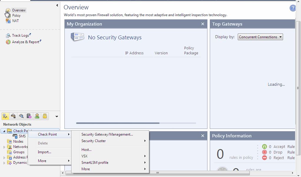 My Check Point CCSA Journal: Check Point SmartConsole