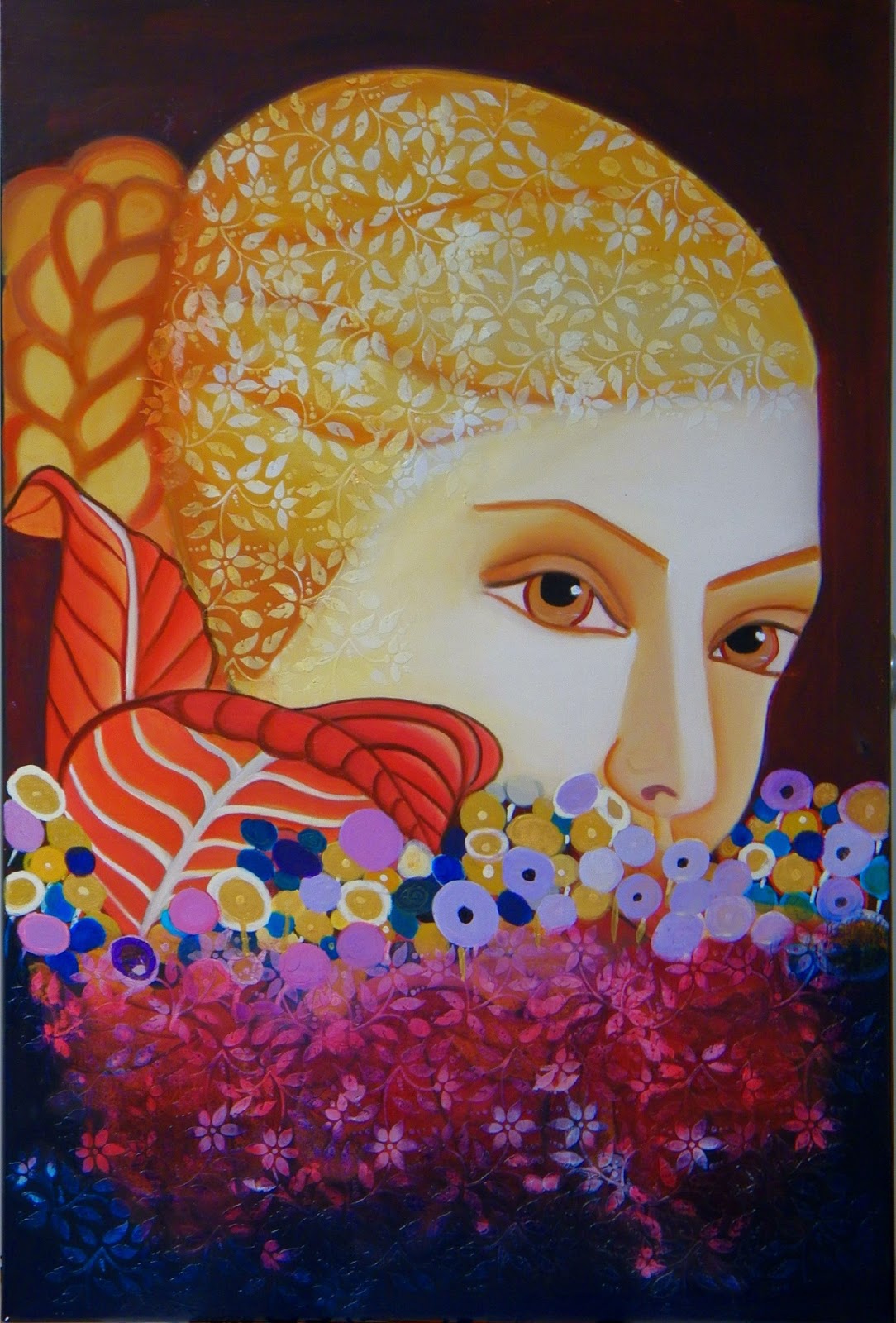 Artwowdecor: semi abstract portrait paintings