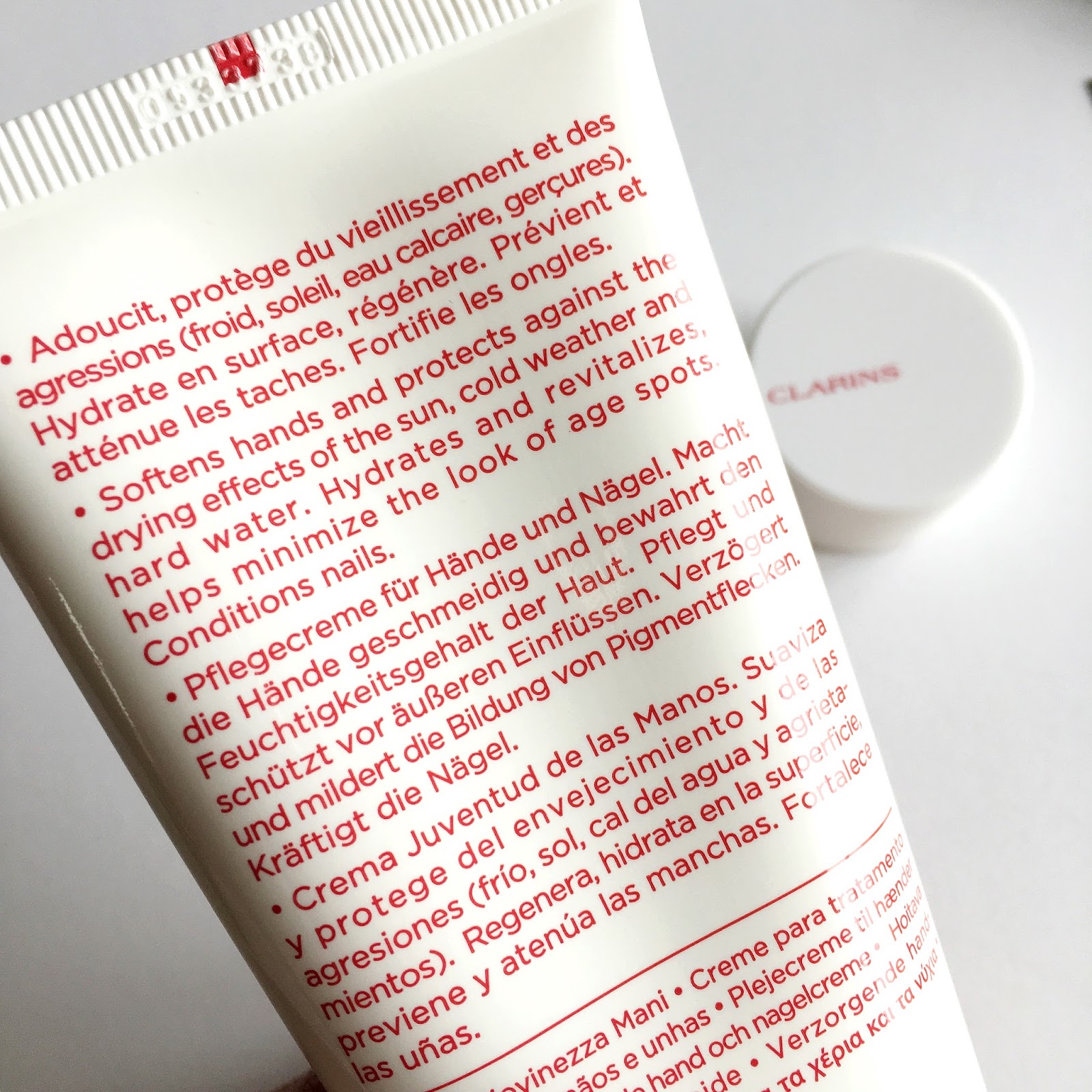 Clarins Hand and Nail Treatment Cream (review) - dazzle 'n' sparkle