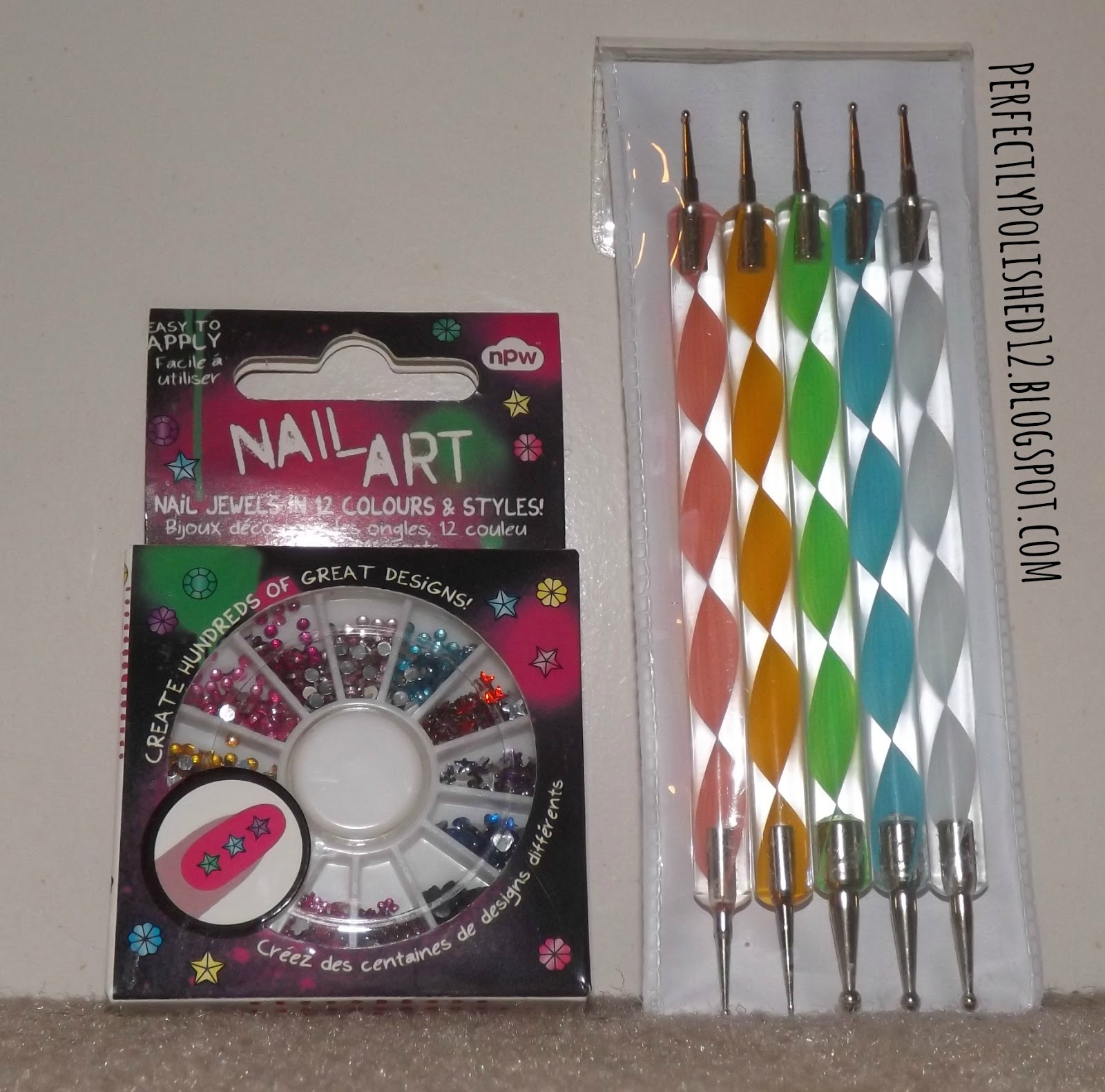 Perfectly Polished 12: Nail Art: Monogram Nails!