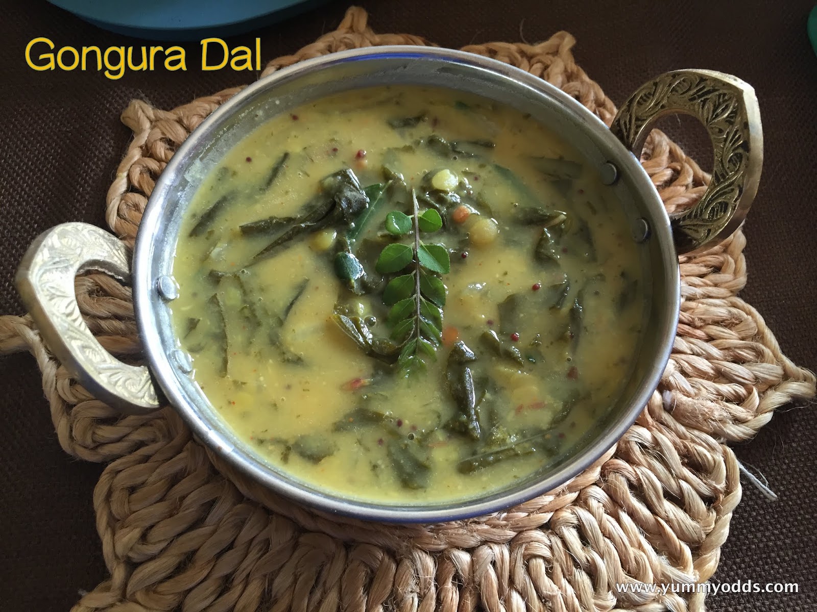 Yum! Yum! Yum!: Gongura Dal