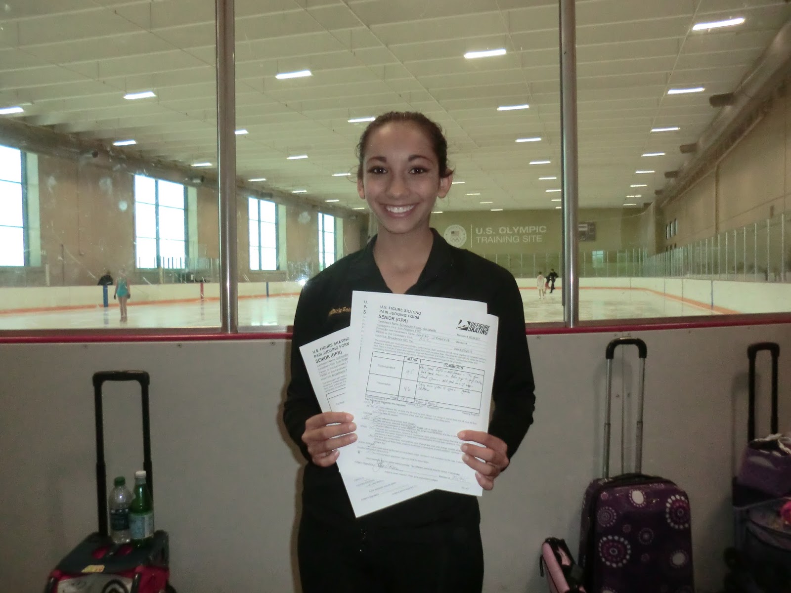 The Ice Skating Blades Continue to Turn: Annabelle Passes Her Senior ...