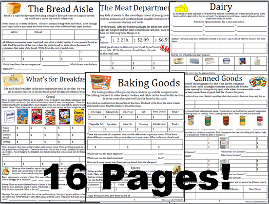 Empowered By THEM Grocery Store Math