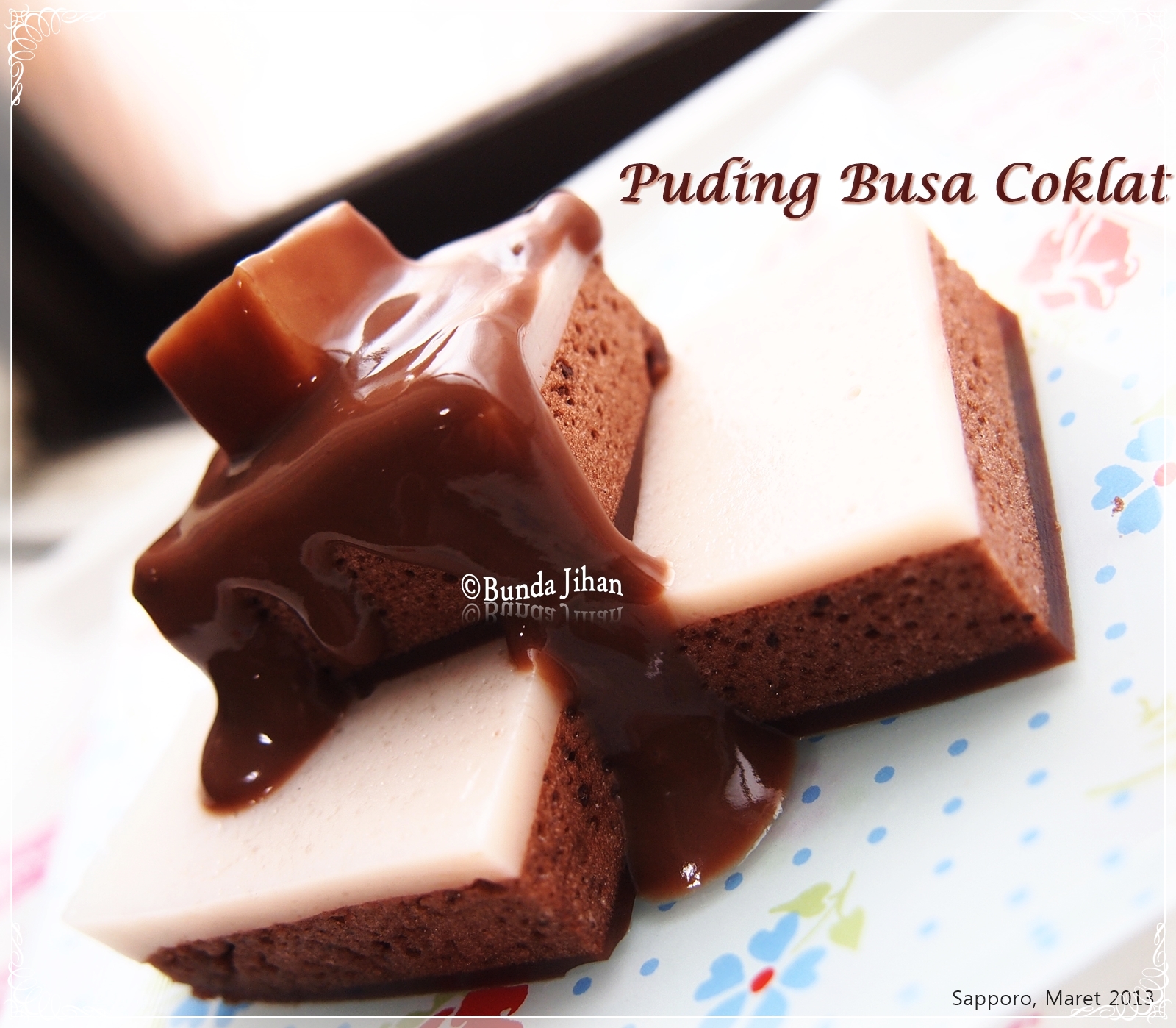 Love Cooking, Cooking With Love: Puding Busa Coklat-Part 1