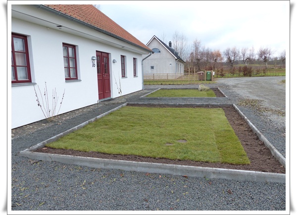 Tildas Hus & Hem: Trädgårdsprojektet: Lite framsida av hus