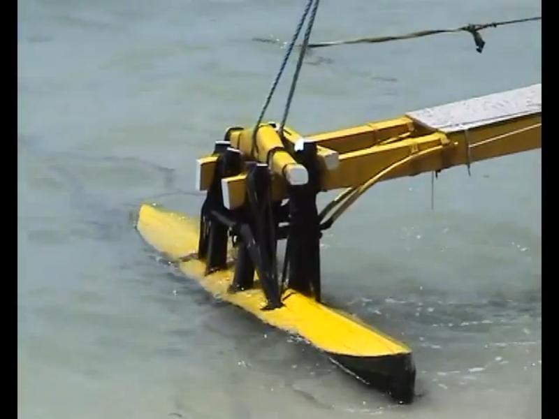 Proa Sailing: A Carolinian proa on a Saipan beach