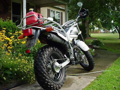 All About Ducati: Yamaha TW200 After Modified