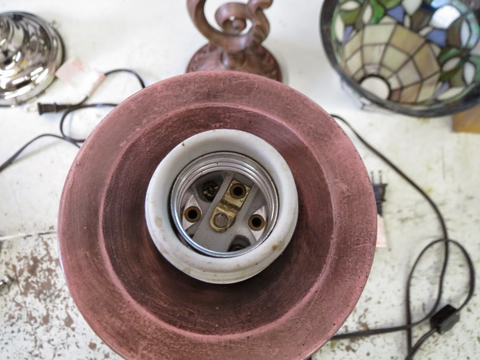 Lamp Parts and Repair | Lamp Doctor: Scroll Lamp Cord Replacement ...