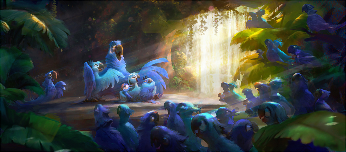 Rio movie, Art, Environment concept art