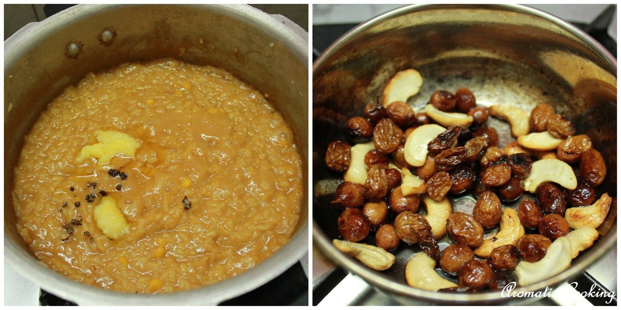 Aromatic Cooking: Sakkarai Pongal / Indian Rice Pudding With Jaggery