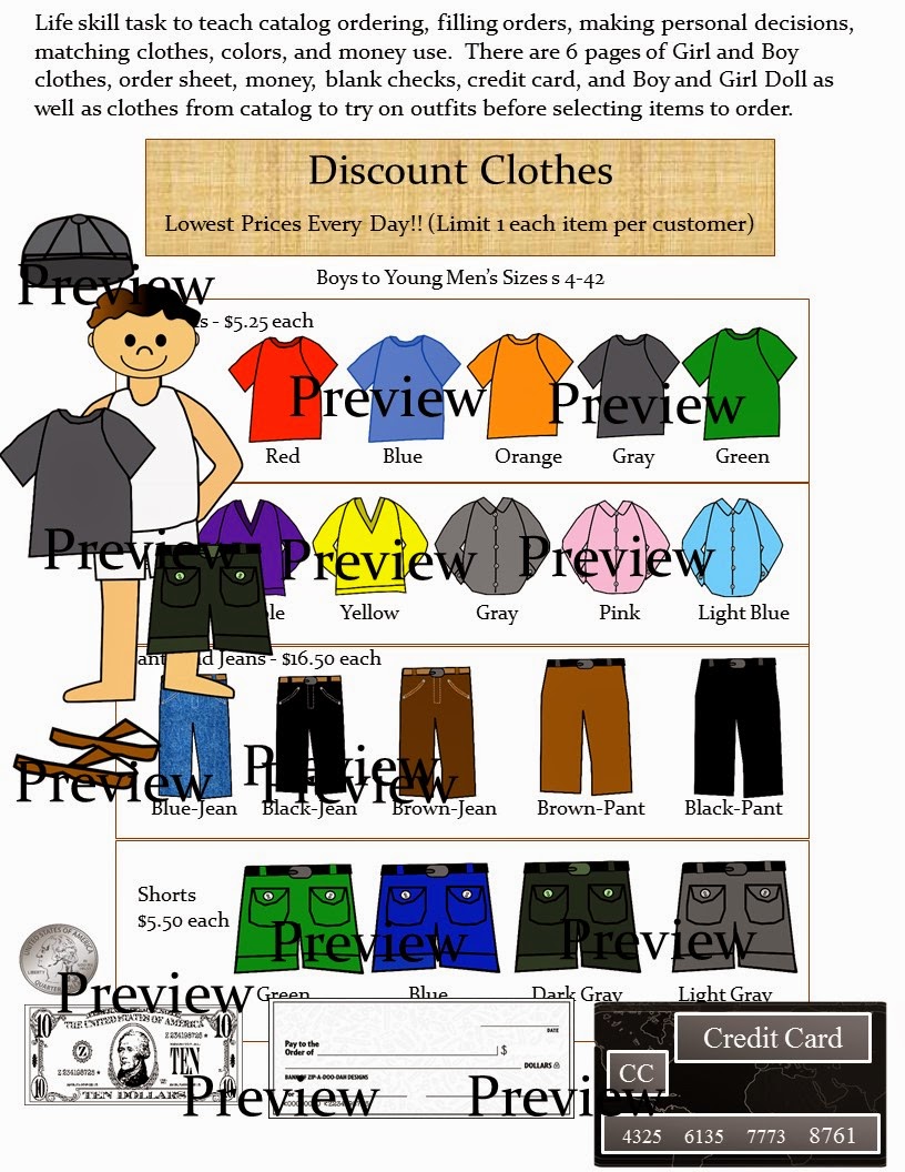 Adaptive Tasks : Grocery Item Task Box