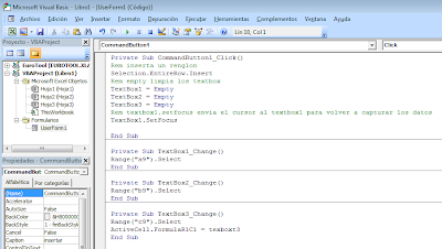 INFORMATICA APLICADA: VISUAL BASIC