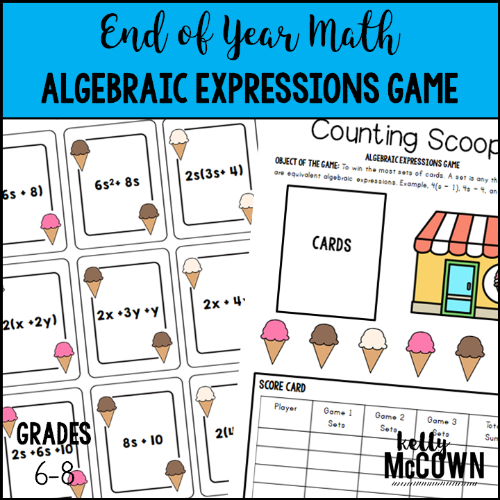 Kelly McCown: End of Year Math Games and Activities