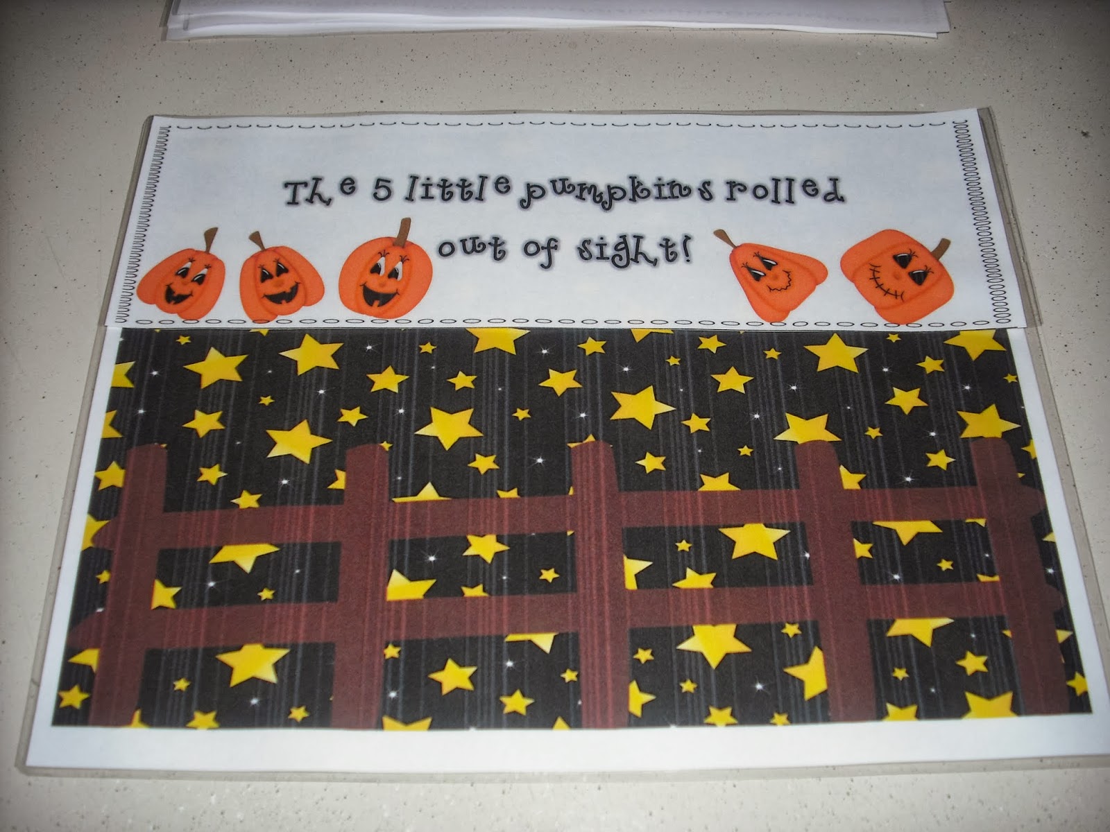 Sprinkles to Kindergarten!: 5 Little Pumpkins Interactive Song Book