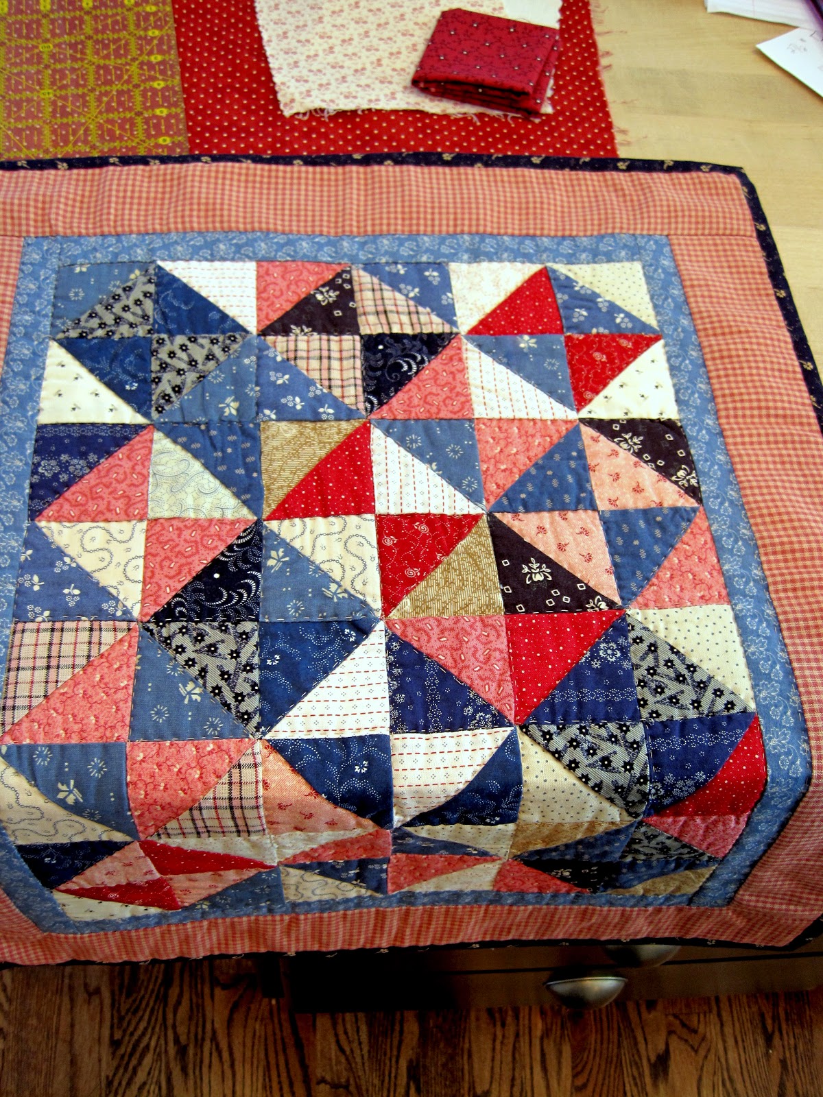 A Sentimental Quilter: Feb Quilt - Week 3 - On Borders