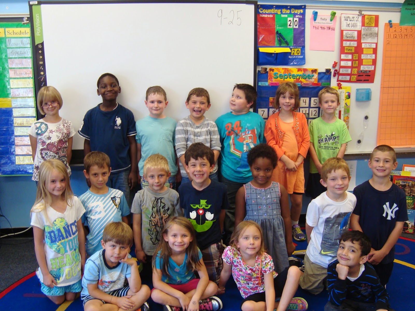 Mrs. Kelly's First Grade Class: September 2014
