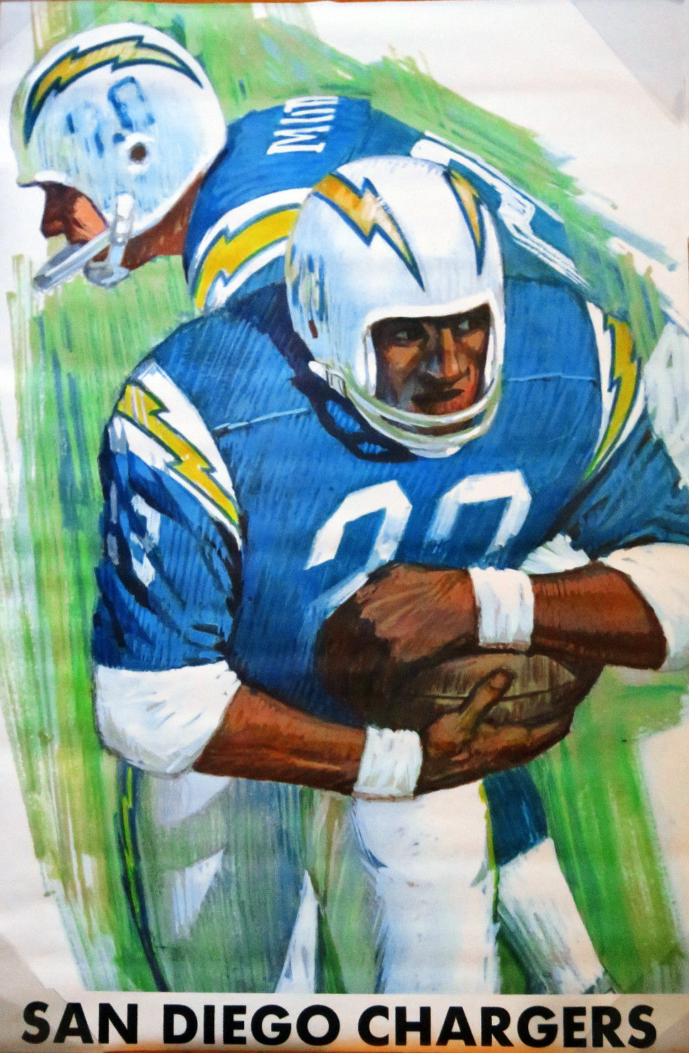 Pro Football Journal Presents: NFL Art: San Diego Chargers by David Boss