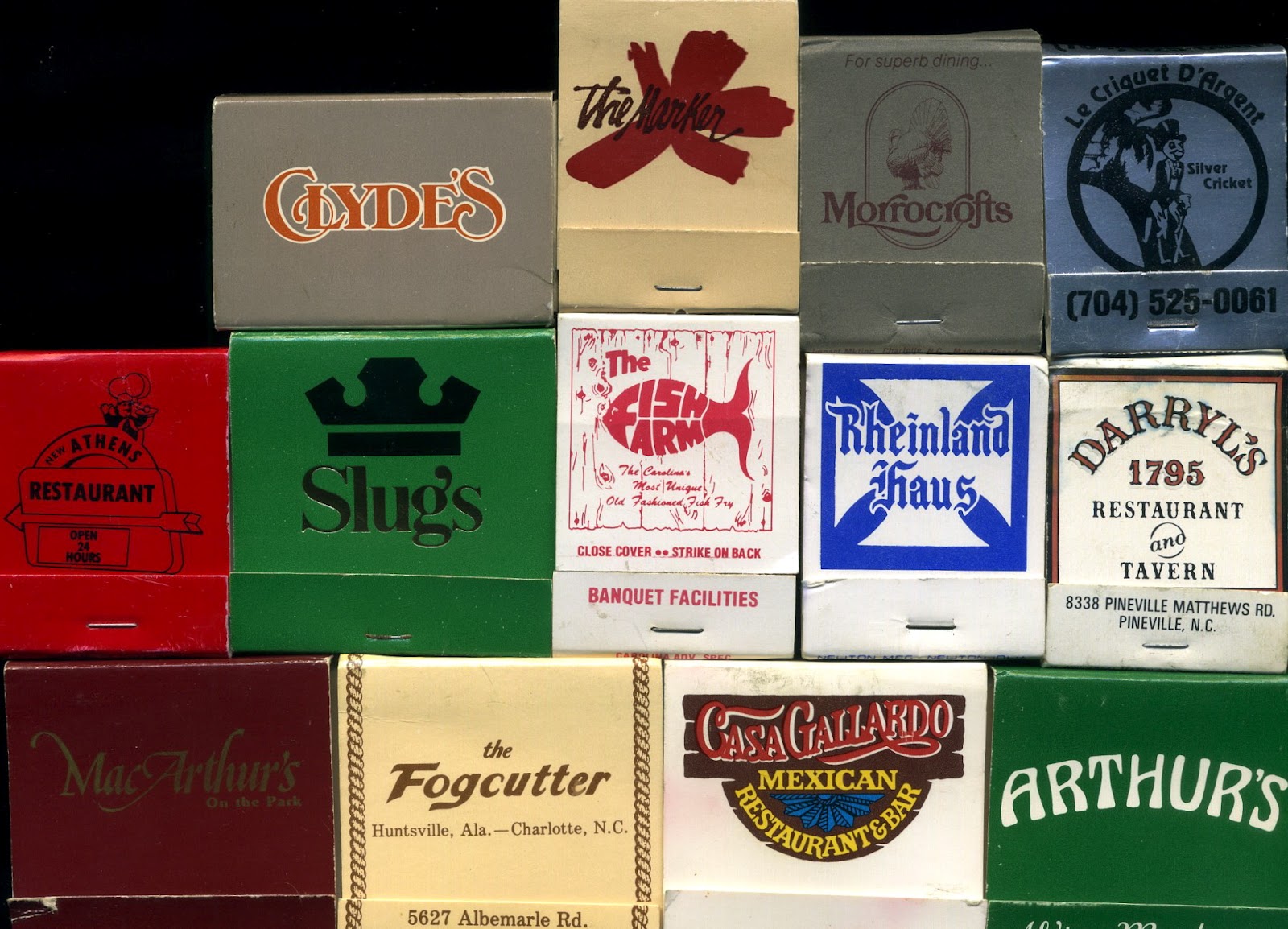 CHARLOTTE EATS: Matchbooks