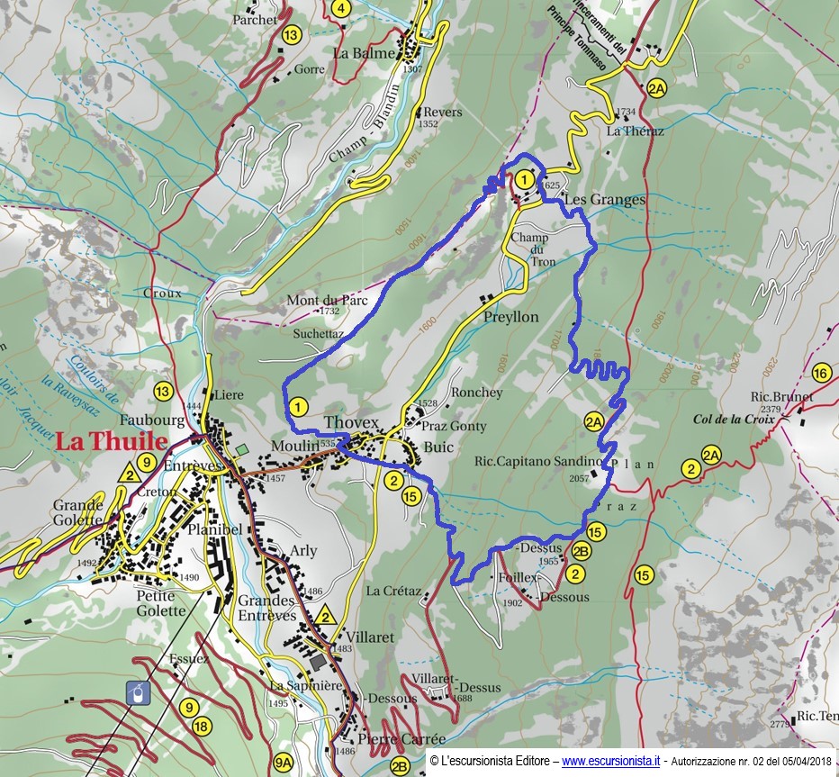 LTH TREK: PLAN PRAZ 1