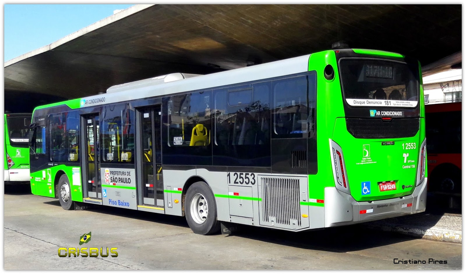 CRISBUS : 1 2553 Gato Preto - Caio Millennium IV - Scania K250UB