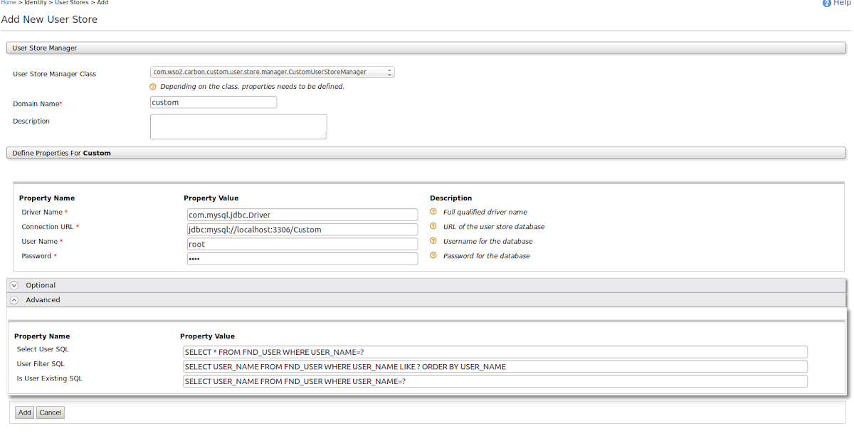 Isura's Blog: How to Write a Custom User Store Manager - WSO2 Identity Server 5.1.0