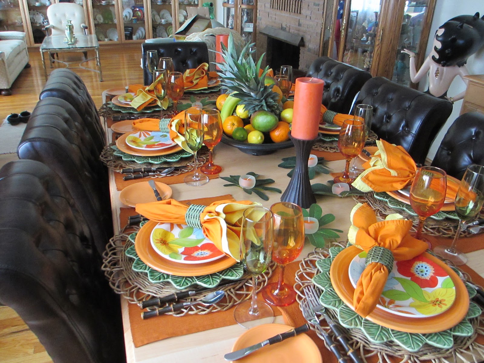 The Welcomed Guest: Caribean Dinner Tablescape