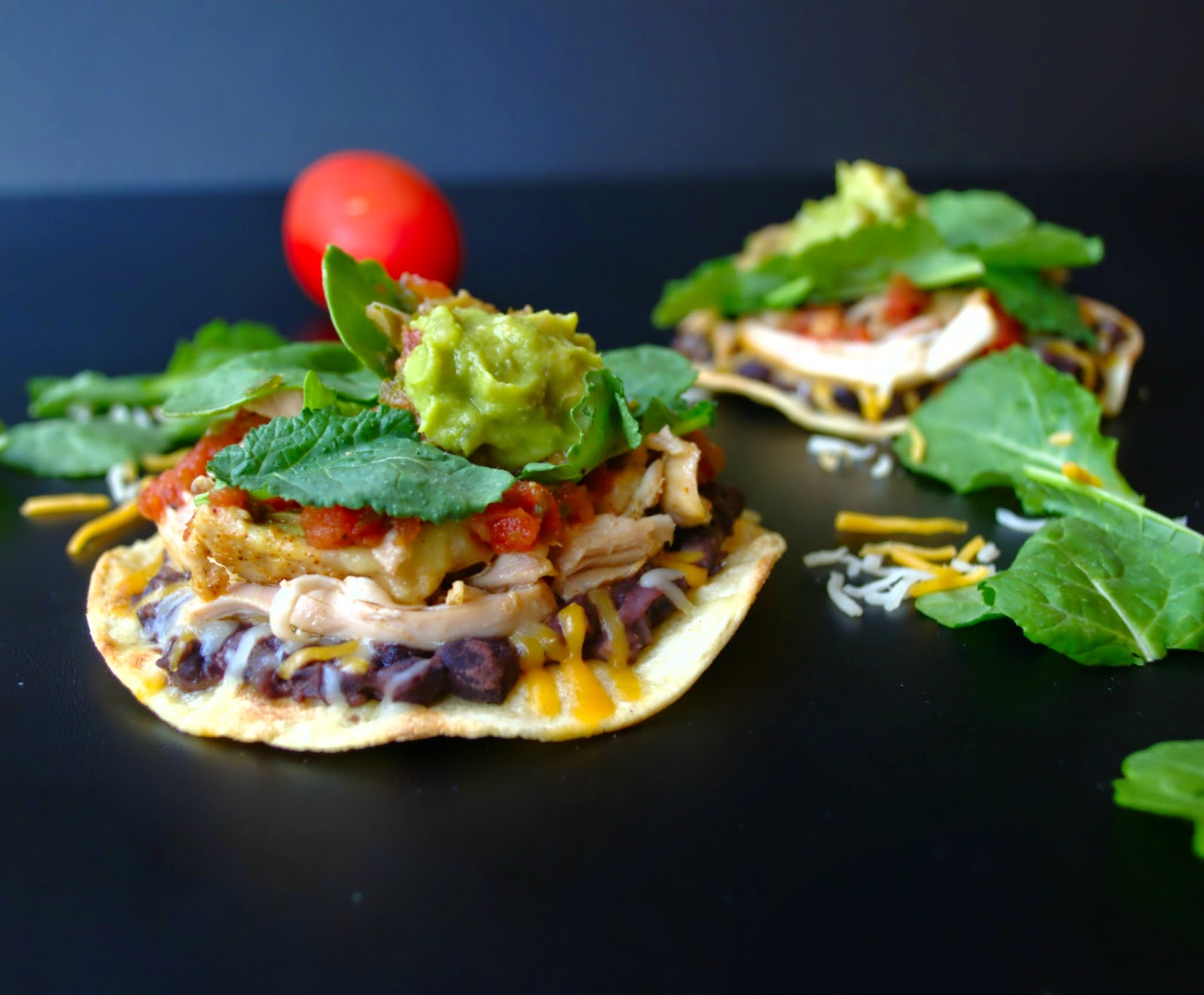 Chicken Tostadas with Baked Tortillas |Feed the Fashionista