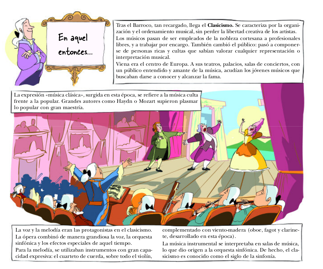 Ficha 3 El Clasicismo | La Clase de Música
