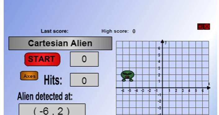 Play and Download Flash Game: Cartesian Alien