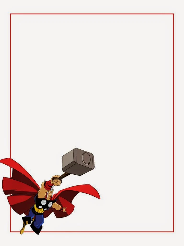 Thor Free Printable Notebook. - Oh My Fiesta! in english