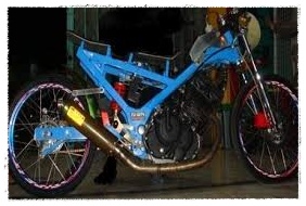 Modifikasi Motor Bison Ban Kecil - Ind Modified