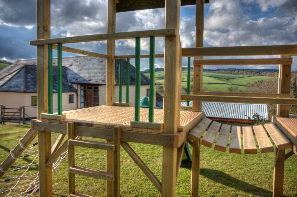 New playground at Woodhouse Farm - Ashcombe Cottages