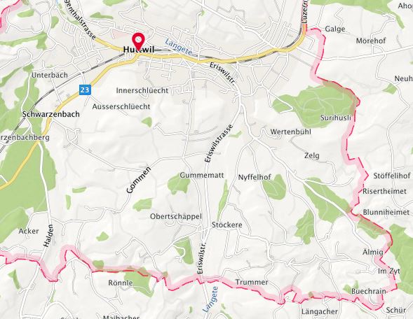Hunt for Nifeler/Nyffeler family from Switzerland: Maps of Huttwil and ...