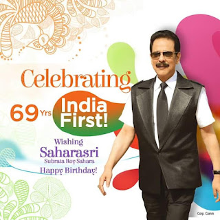 Wishing Saharasri Subarata Roy Happy Birthday - Sahara ~ Subrata Roy