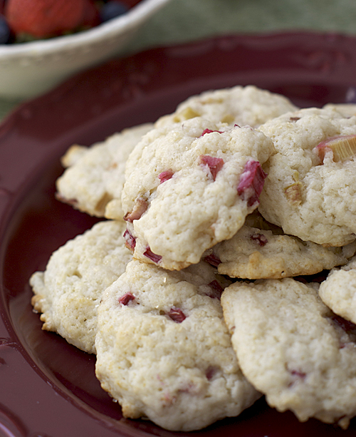 Rhubarb Cookies ~ Heat Oven to 350